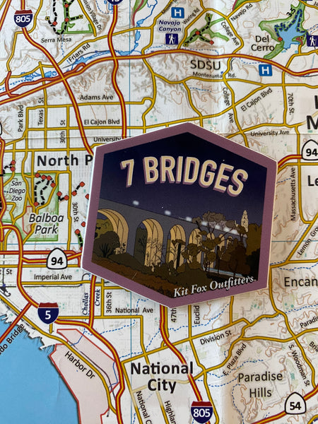 7 Bridges Sticker – Kit Fox Outfitters