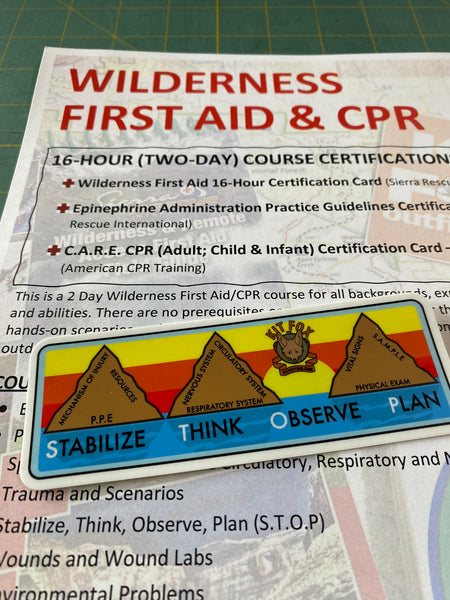 Patient Assessment System Sticker – Kit Fox Outfitters