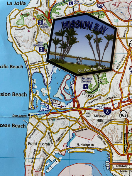 Mission Bay Sticker – Kit Fox Outfitters