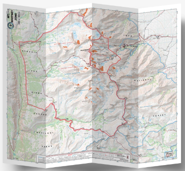Mt Whitney Zone Map – Kit Fox Outfitters