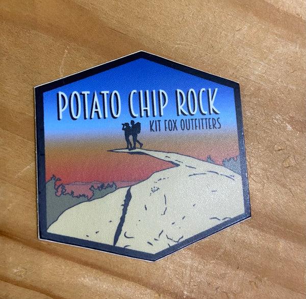 Potato Chip Rock Sticker – Kit Fox Outfitters