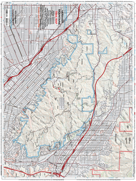 Verdugo Mountains Trail Map – Kit Fox Outfitters